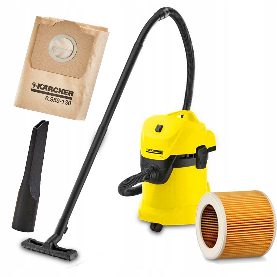 ODKURZACZ DMUCHAWA KARCHER WD3 ZESTAW FILTR WOREK - 11331945836 - oficjalne archiwum Allegro