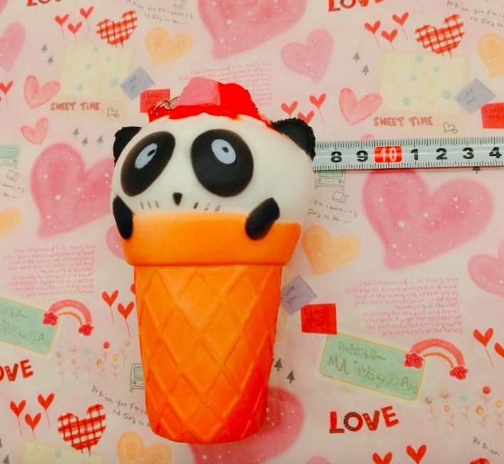 DUŻY SQUISHY LODY PANDA gniotek Squishies + opaska - 7422273927 ...