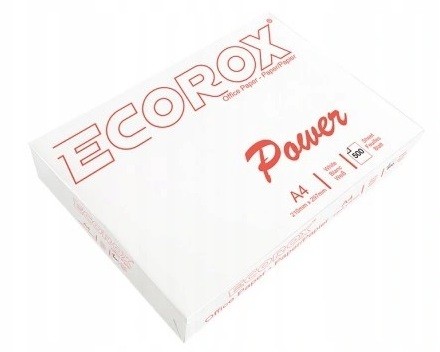 Papier ECOROX Power A4 - 1 ryza (500 sztuk) - 10097305683 - oficjalne ...