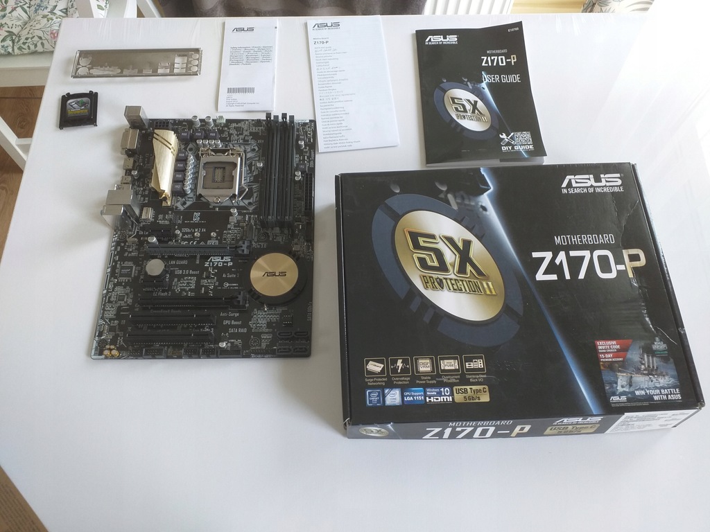 Płyta główna Asus Z170-P ATX s.1151 + Karton - 13573068615 - oficjalne archiwum Allegro