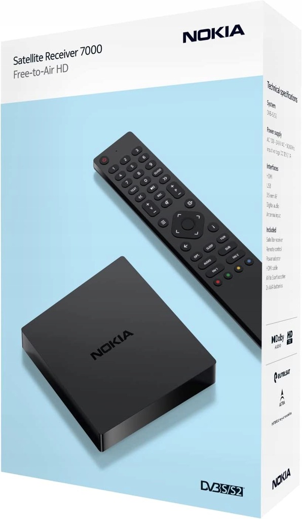 Tuner DVBS/S2 Nokia 7000 Satellite Receiver HD - 13020397649 ...