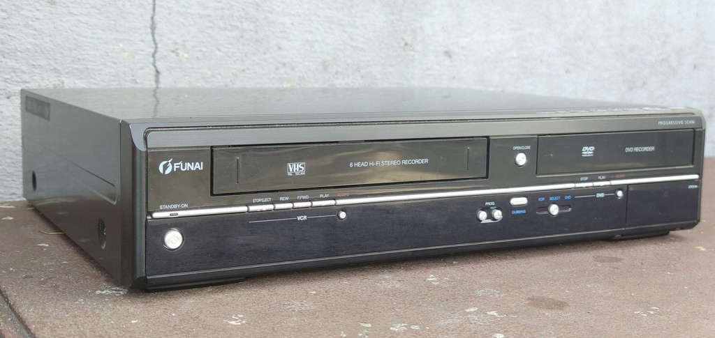 FUNAI TD6D-D4413DB combo vhs DVD HDD HDMI - 13994756314 - oficjalne ...