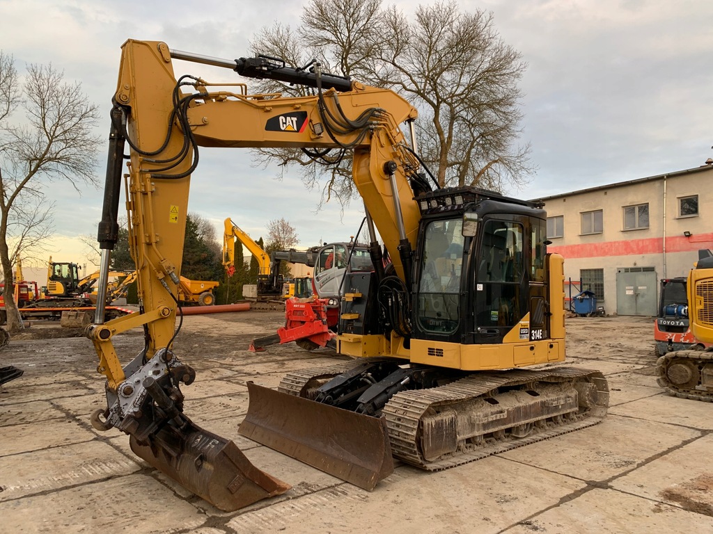 Caterpillar Cat 314 3500g lemiesz ramię 3x łamane koparka gąsienicowa ...