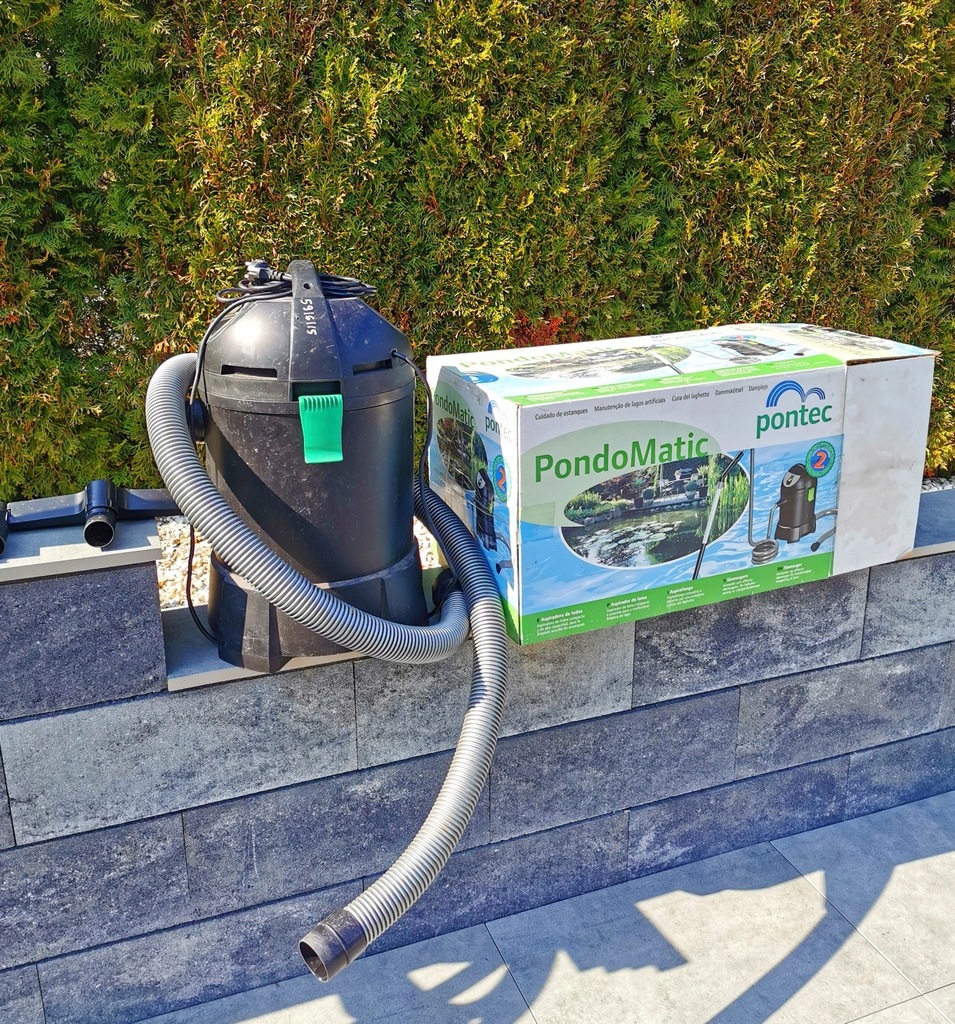 Odkurzacz basenowy oczka wodnego PondoMatic Pontec - 11980672056 ...