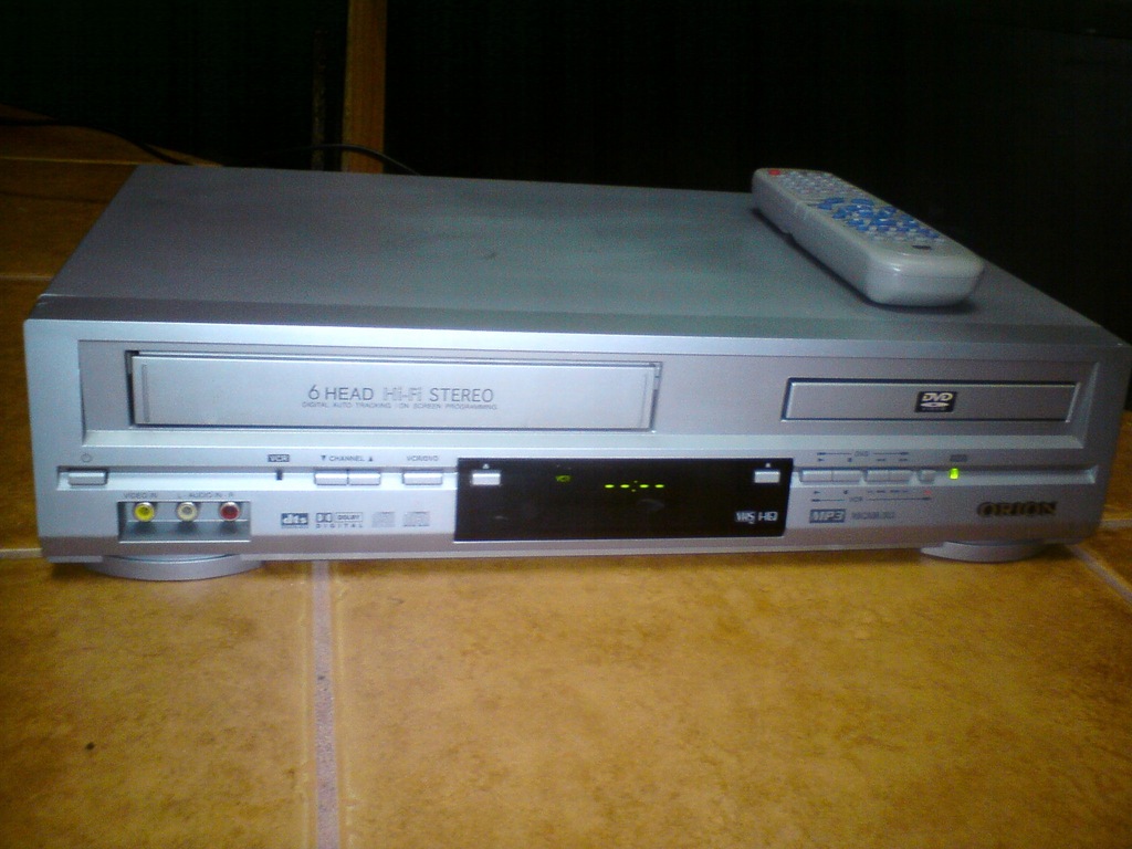 ORION DVD/VR-2961X combo 2w1 DVD + VCR video magnetowid VHS 6 głowic ...