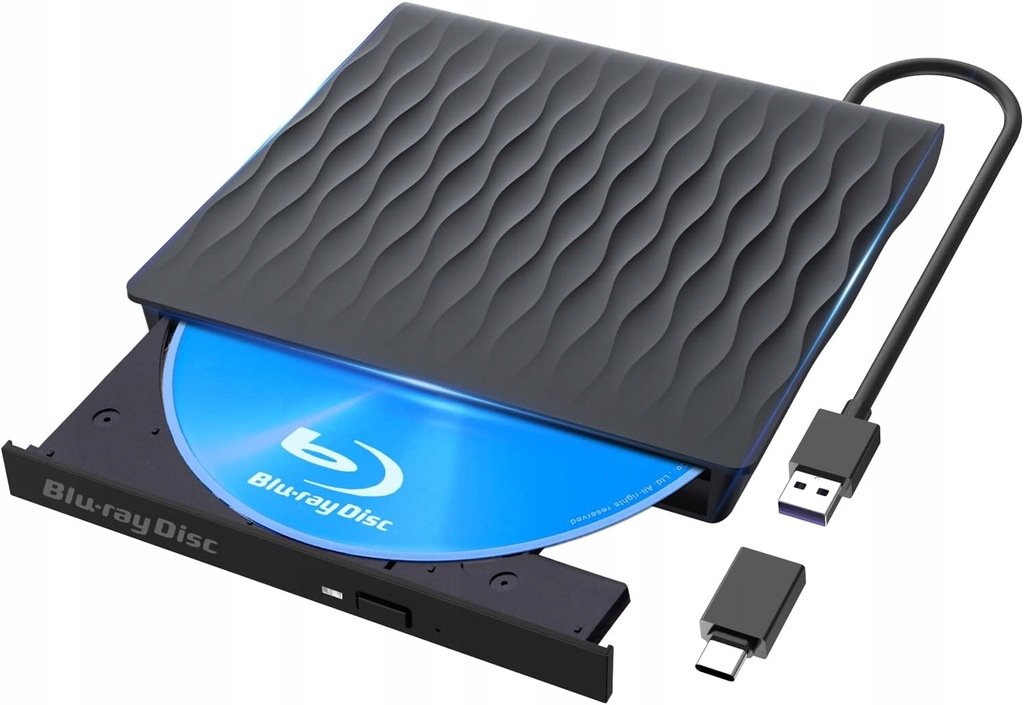 Zewnętrzny napęd Blu Ray CD DVD USB 3.0 i Type-C N397 - 15062927763 ...