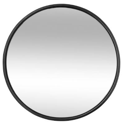 LUSTRO OKRĄGŁE 60 cm RAMA CZARNA METALOWA GRUBA - 7553237253 ...