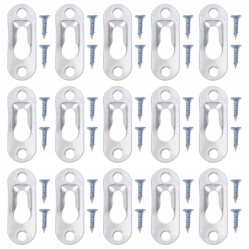 30PCS METAL KEYHOLE HANGING KIT KEYHOLE HANGERS - 14526549515 ...