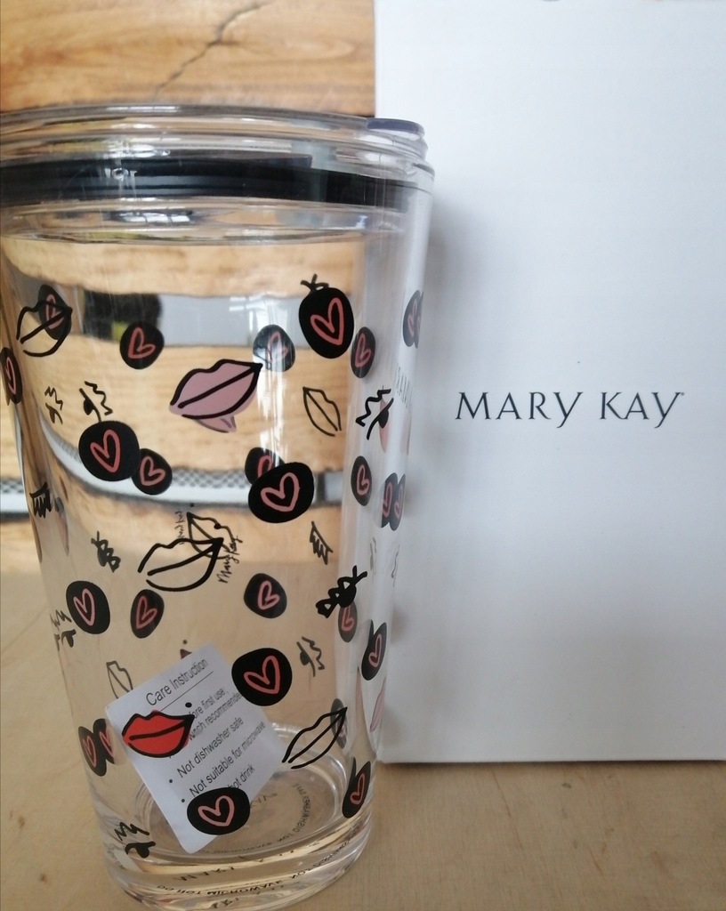 Mary Kay Kubek Szklany ze słomką 420ml - 13236201985 - oficjalne ...