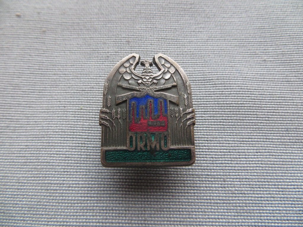 ORMO MO ODZNAKA OCHOTNICZEJ REZERWY MILICJI OBYWATELSKIEJ mała - SŁUPEK - 14694612105 ...