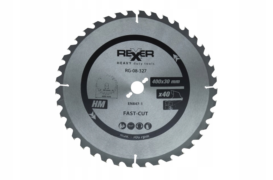 PIŁA TARCZOWA DO DREWNA 400X30 MM 40 ZĘBÓW WĘGLIK - 9447124968 ...