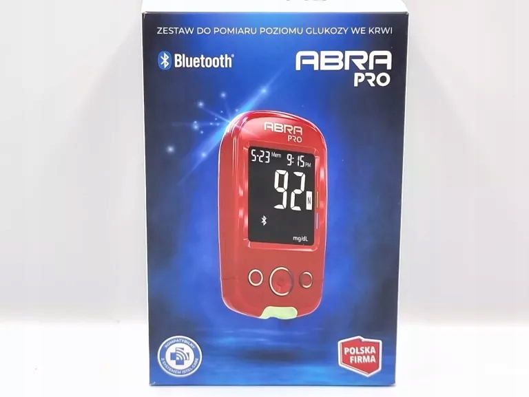 GLUKOMETR ABRA PRO BLUETOOTH - KOMPLET - 12495815109 - oficjalne ...