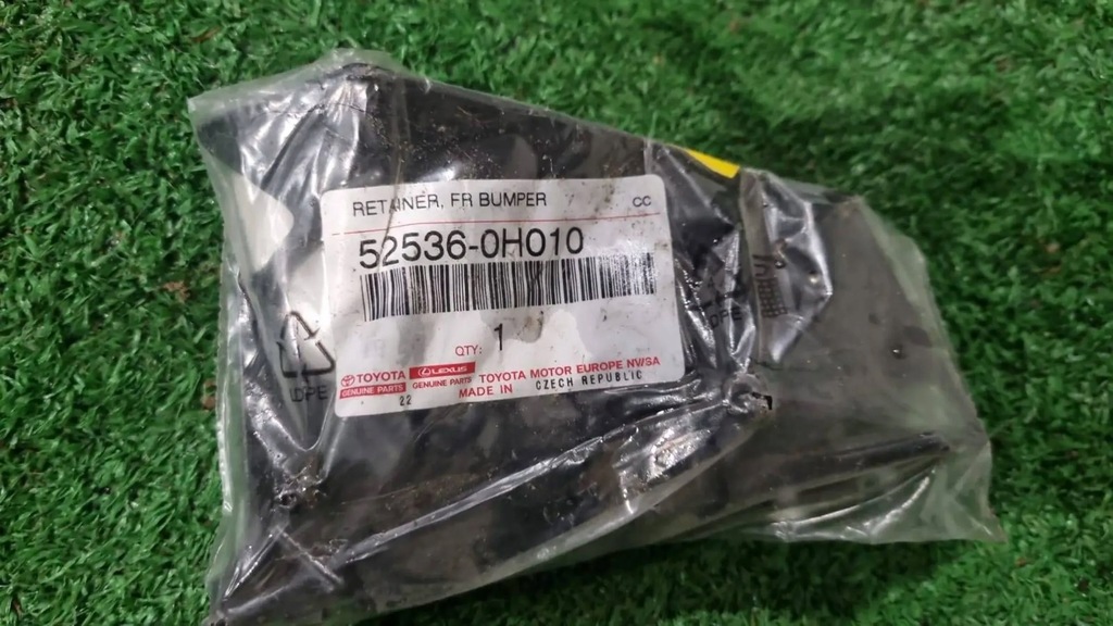 Toyota Aygo I FL AB10 Nowy ślizg zderzaka przedniego przód lewy 52536 ...