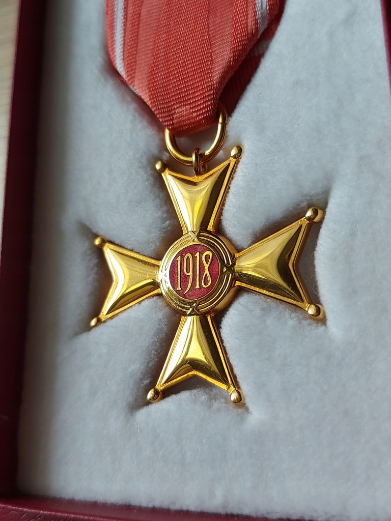 KRZYŻ OFICERSKI Polonia Restituta 1918 - 12608490293 - oficjalne ...