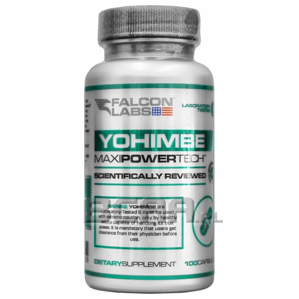 Falcon Labs Yohimbine HCL 5mg 100 kaps. - 12255796429 - oficjalne archiwum Allegro