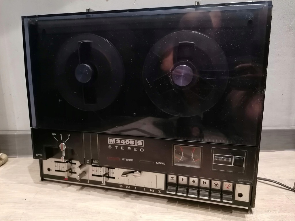 UNITRA ZRK Magnetofon Szpulowy M 2405S - 11050378328 - oficjalne archiwum Allegro