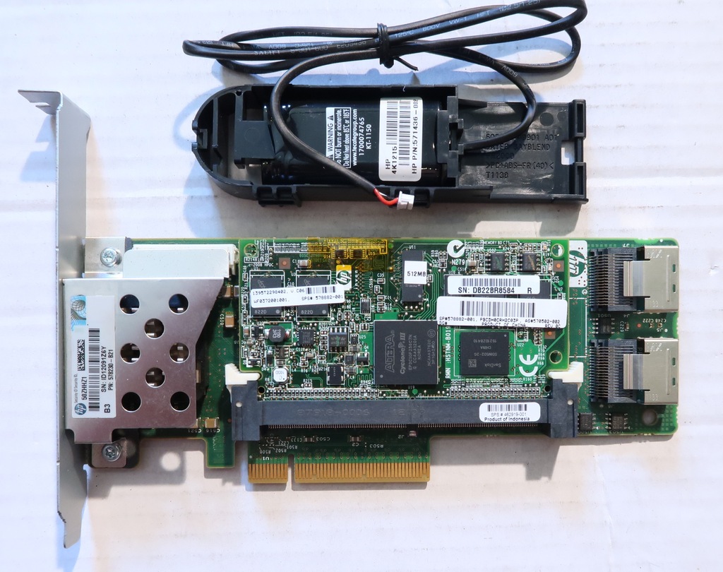 Kontroler RAID HP Smart Array P410 512 578230-B21 - 12226133960 - oficjalne archiwum Allegro