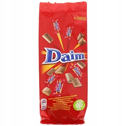 Daim Cukierki baton chrupki karmel czekolada 460 g - 12759676552 ...