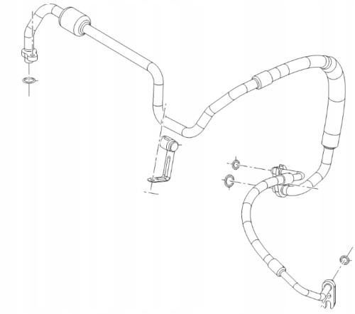 Przewód klimatyzacji Opel Insignia B OE 39171523 - 13831445319 ...