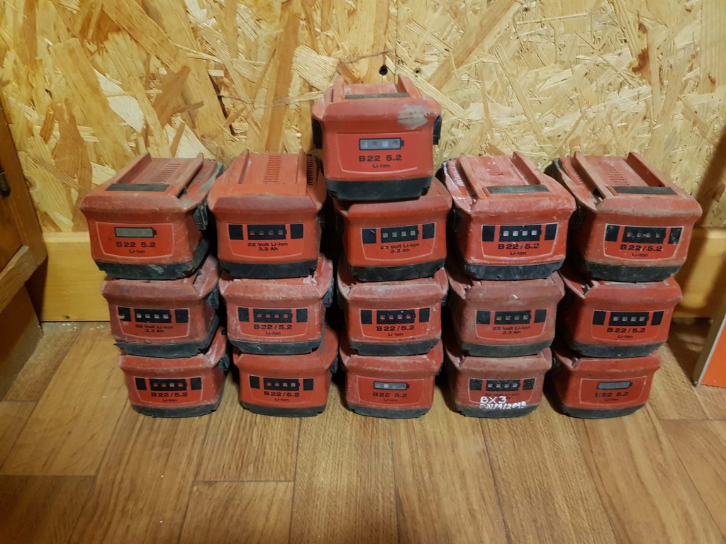 Akumulator bateria Hilti B22 22V 5.2 Ah - 10699157518 - oficjalne archiwum Allegro