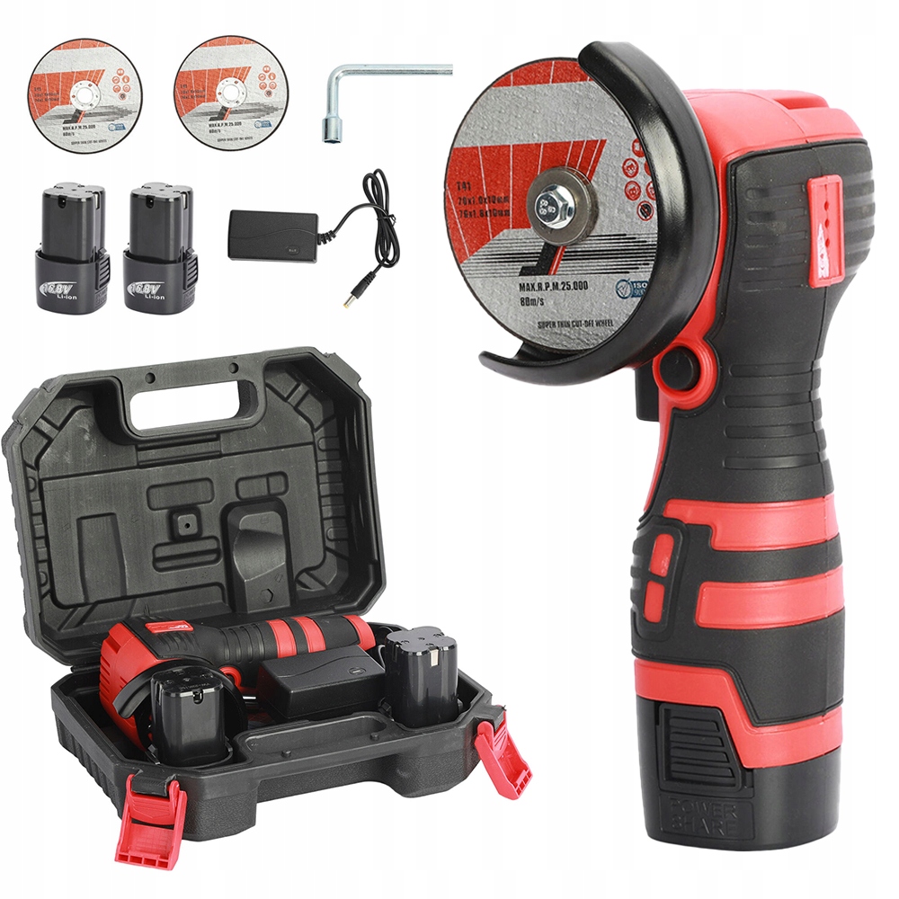 Mini Szlifierka KĄtowa Akumulatorowa Bateria 16.8V - 14286625437 ...