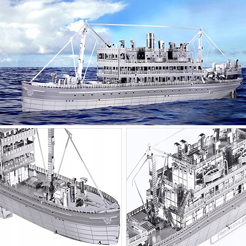 Купить Piececool The Crossing 3D модель корабля из металла: отзывы, фото и характеристики на ...
