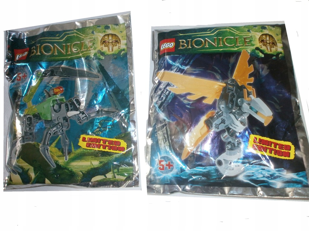 LEGO BIONICLE 2 SASZETKI -LIMITED EDITION - 9826646810 - oficjalne ...
