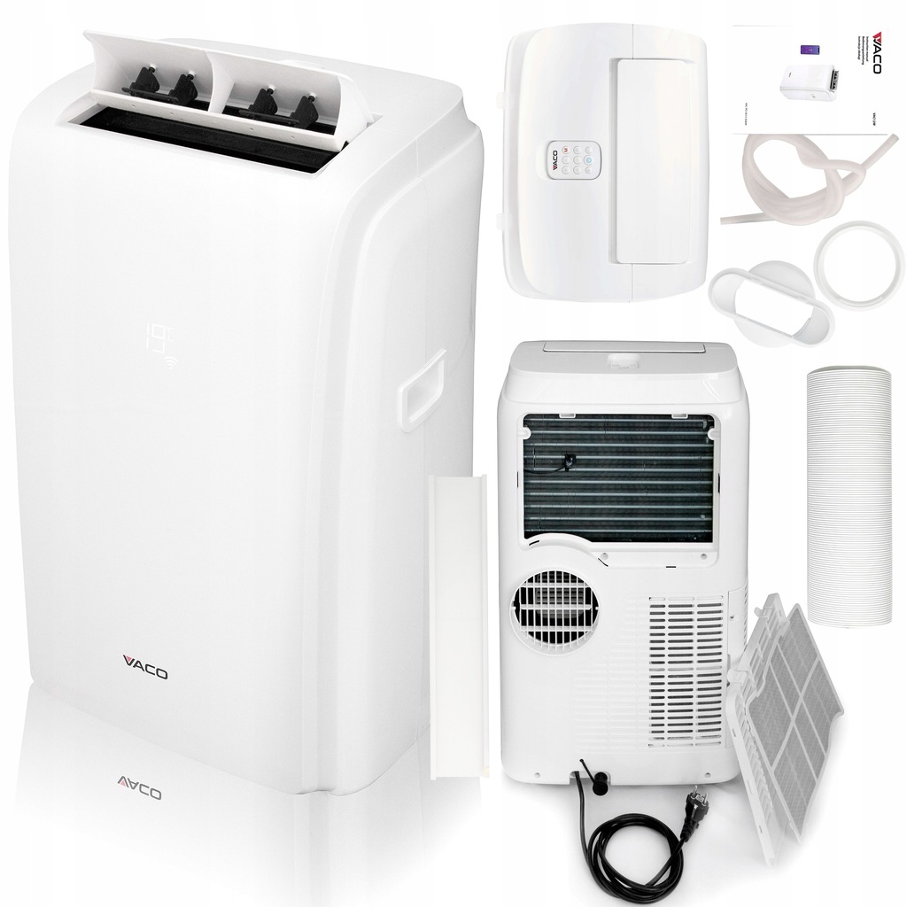 Klimatyzator przenośny VACO Arrifana VAC12W 3200W - 9367375848 ...