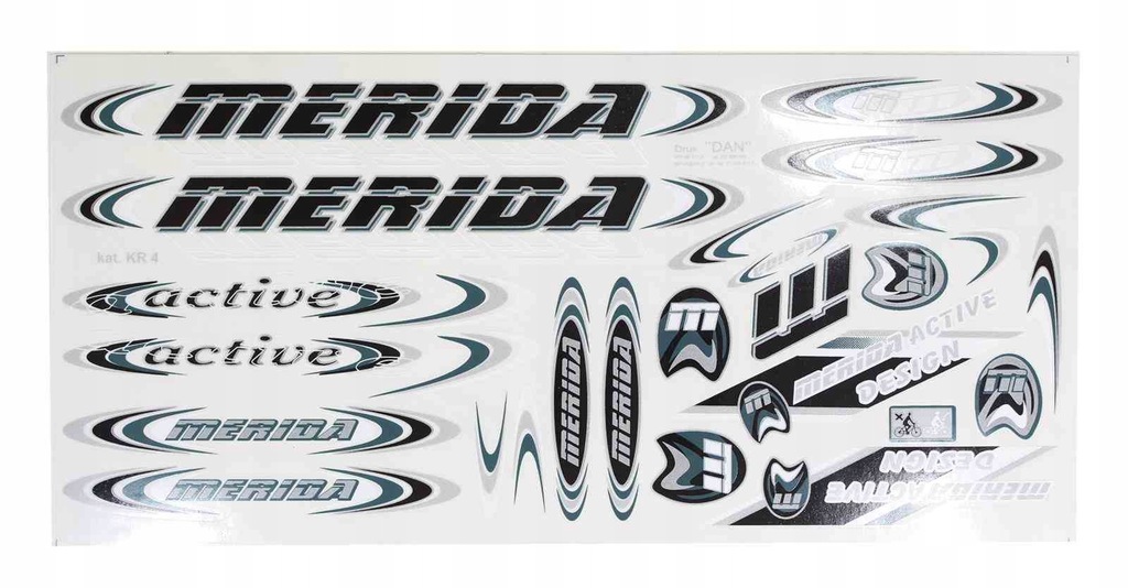 ROWER NAKLEJKA MERIDA CZARNA 330x160mm - 15201175772 - oficjalne ...