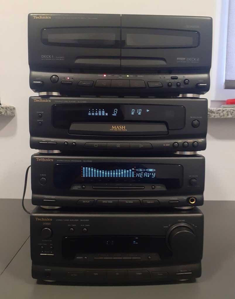 wieża technics sa-ch550 rs sl sh 550 100% SPRAWNA - 13191891654 - oficjalne archiwum Allegro
