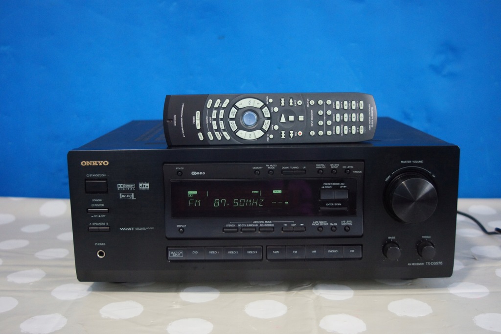 AMPLITUNER ONKYO TX-DS 575+PILOT OKAZJA - 11901960720 - oficjalne archiwum Allegro