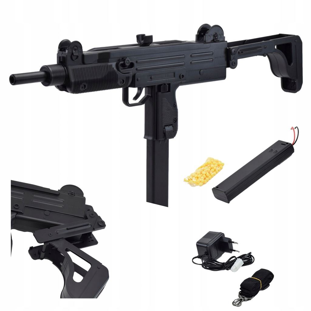 KARABIN NA KULKI PLASTIKOWE 6MM UZI ELEKTRYCZNY - 13378580201 - oficjalne archiwum Allegro