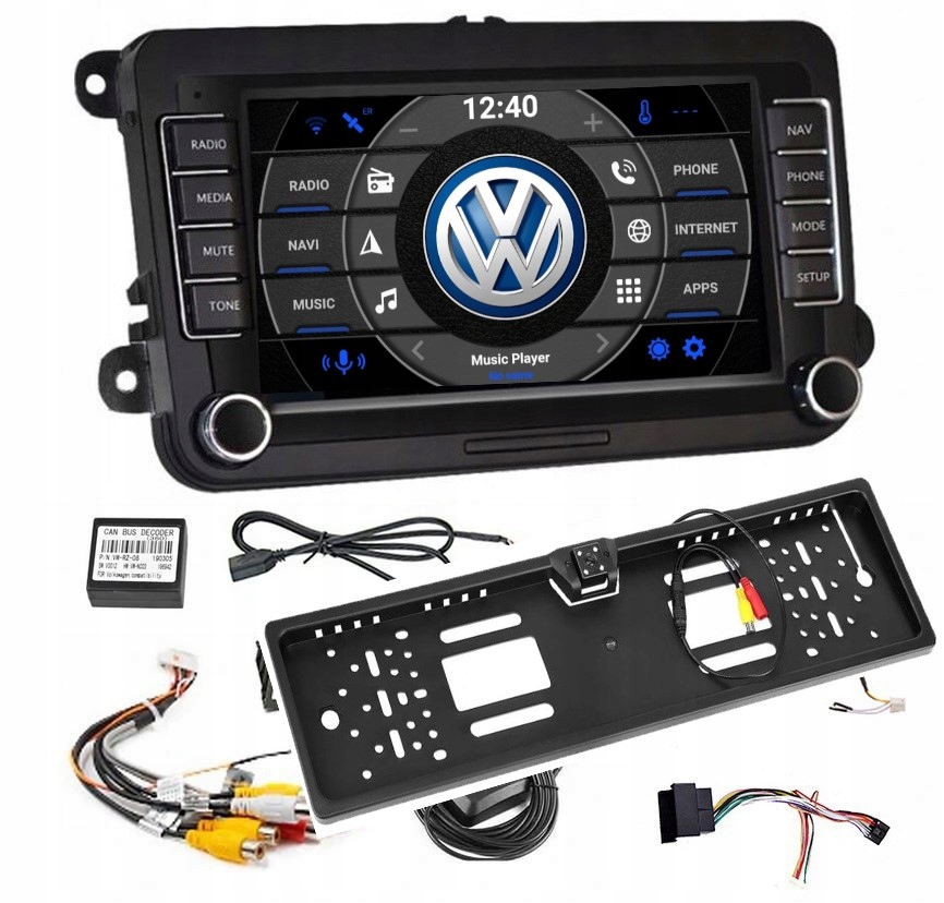 RADIO 7 ANDROID VW PASSAT B6 B7 GOLF 5 6 MK5 - 12520439617 - oficjalne archiwum Allegro