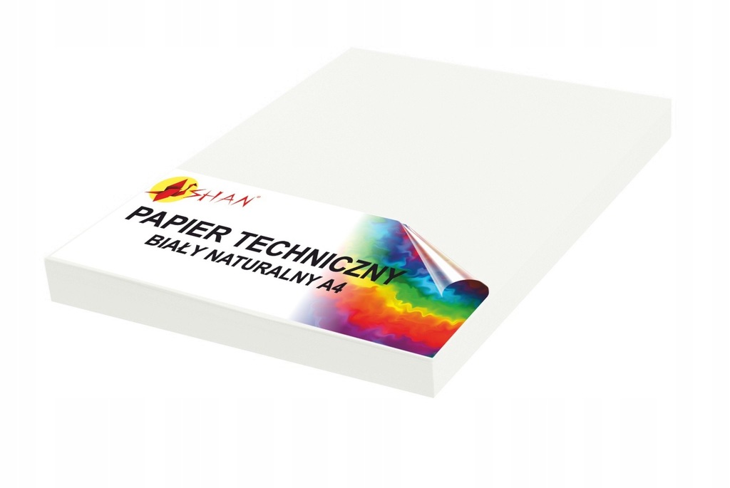 Papier techniczny biały naturalny A4 180g 100 ark - 13580913615 - oficjalne archiwum Allegro