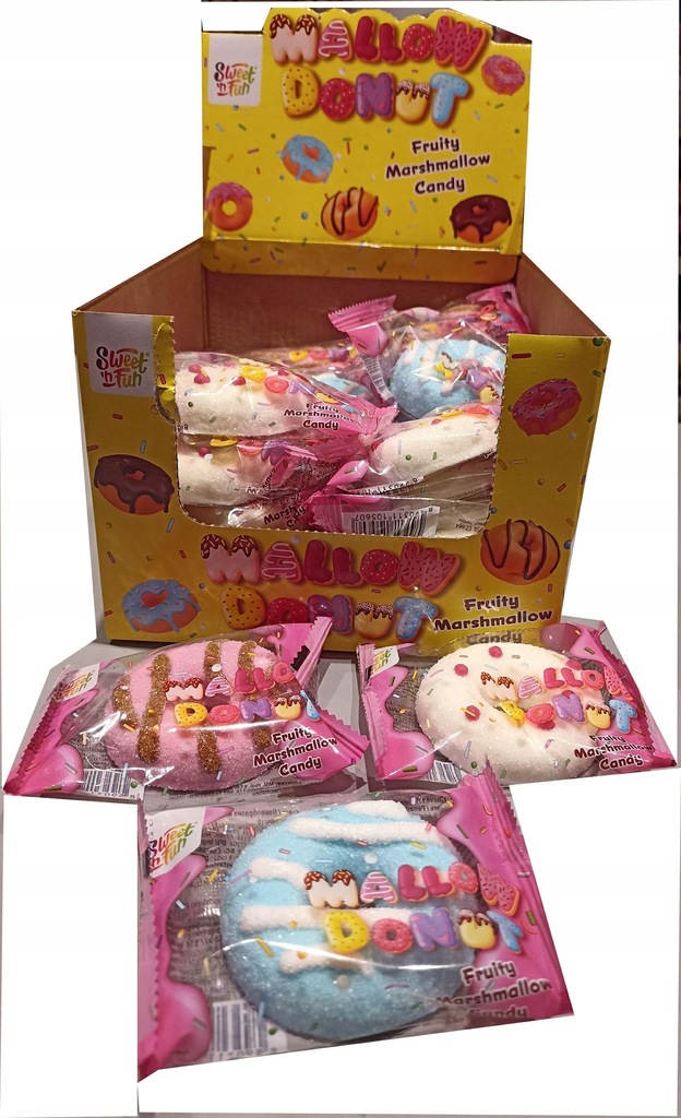 MALLOW DONUT 20g PĄCZKI PIANKI 3 WZORY - 12935972043 - oficjalne ...