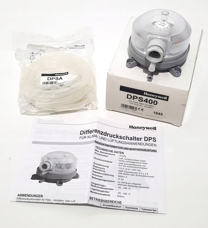 PRESOSTAT RÓŻNICOWY HONEYWELL DPS400 - 9264340643 - oficjalne archiwum ...