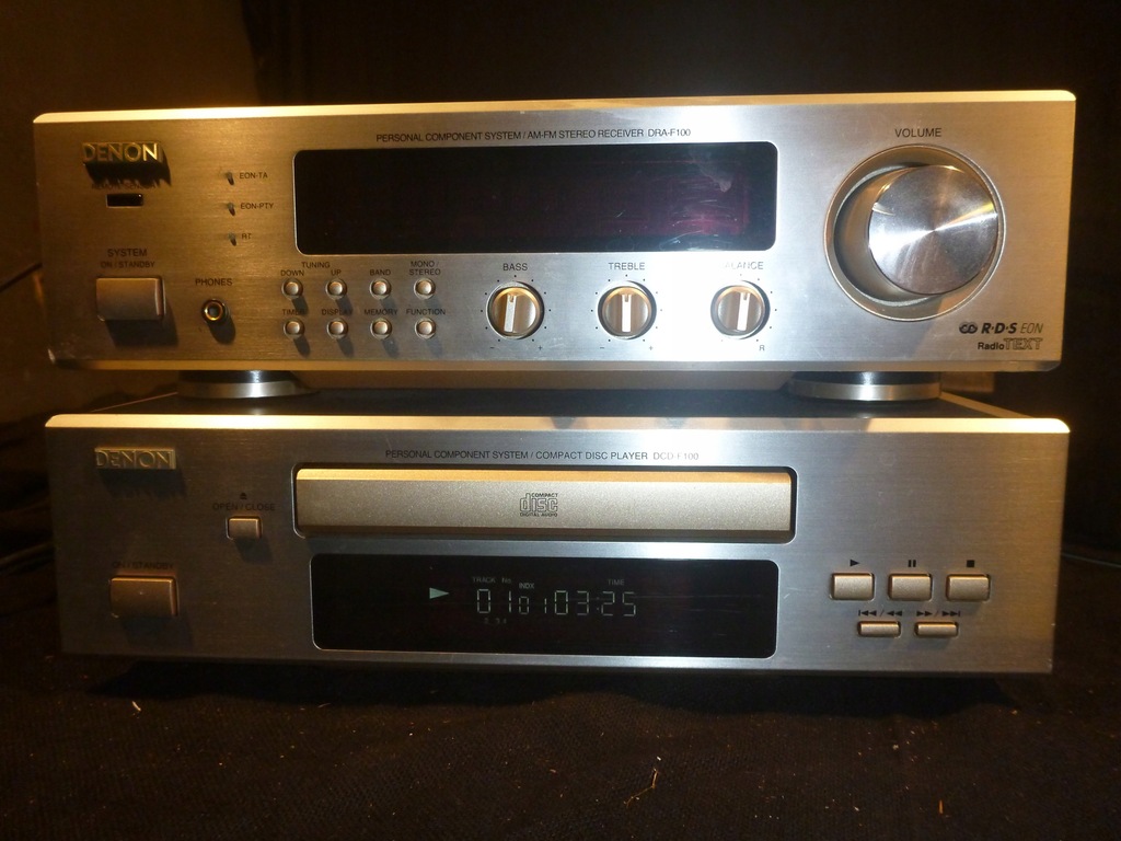 Denon DRA-F100 + DCD-F100 - 11412700230 - oficjalne archiwum Allegro