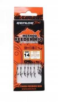 GENLOG PRZYPONY METHOD FEEDER RIG Z IGŁA/HAK 14 PLECIONKA 0,10MM/10CM - 16738626847 - oficjalne ...