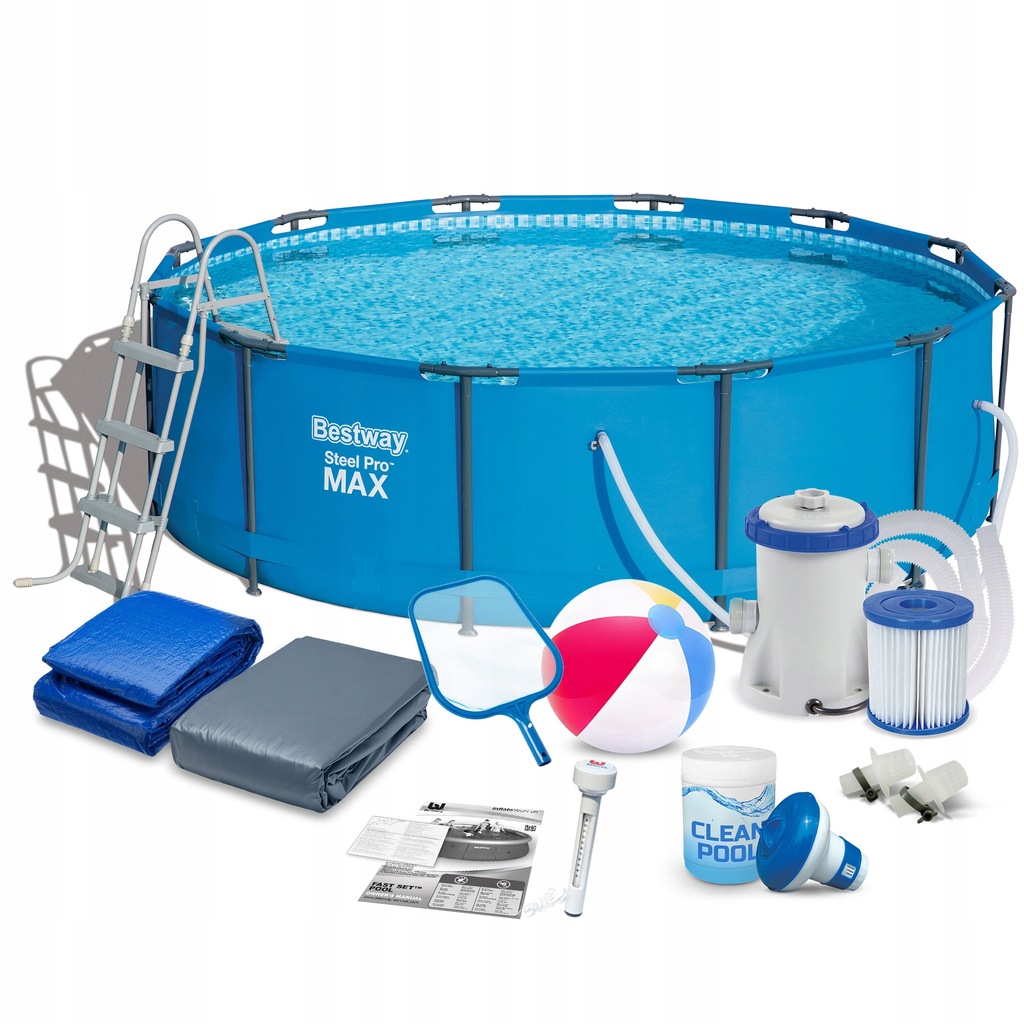 BASEN STELAŻOWY OGRODOWY 366x100 BESTWAY 56418 16e - 7975663253 - oficjalne archiwum Allegro