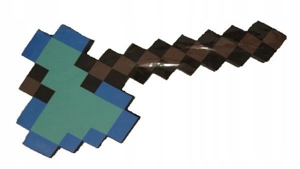 Minecraft Topór diamentowy duży 45cm zabawka - 11952352072 - oficjalne ...