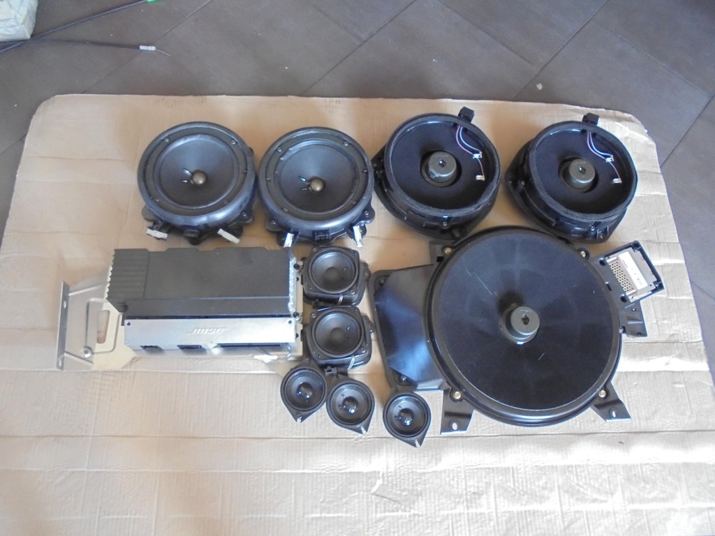ZESTAW GŁOŚNIKI WZMACNIACZ BOSE AUDI A8 D3 LIFT - 11579204536 - oficjalne archiwum Allegro