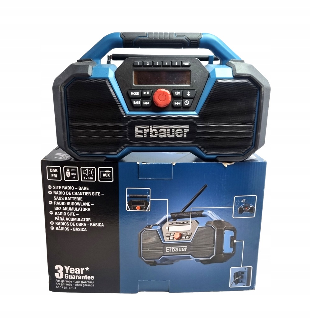 RADIO BUDOWLANE Erbauer ERD18-LI - 13071009325 - oficjalne archiwum Allegro