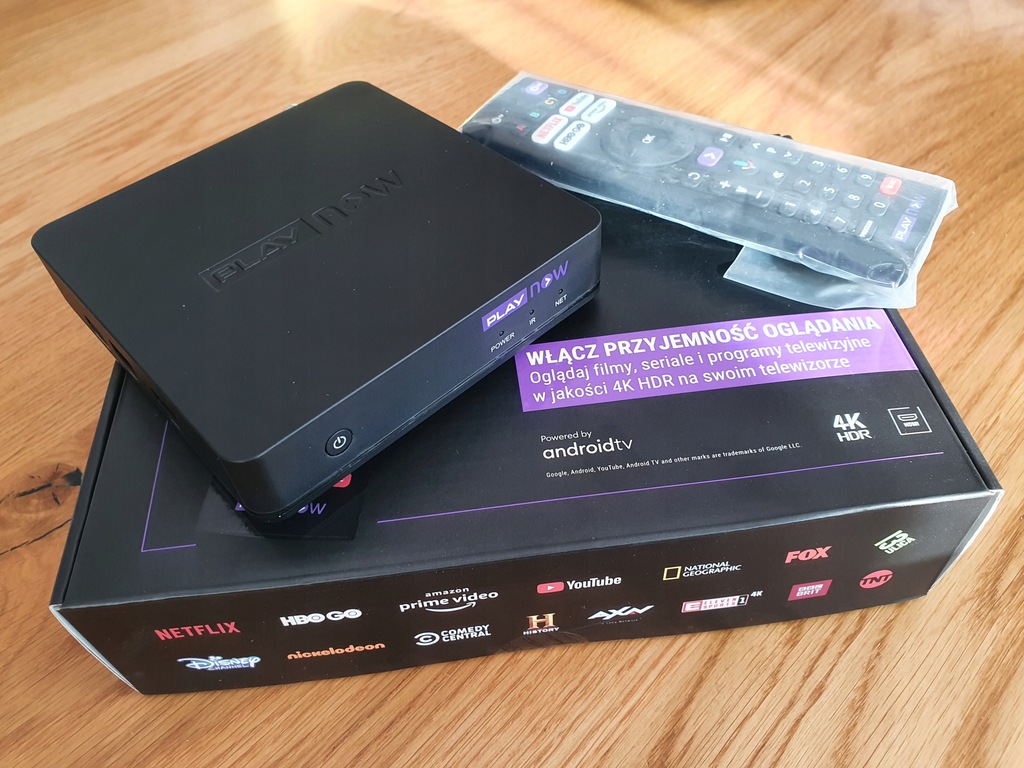 Play Now TV Box 2 Nowy dekoder Android TV 4K HDR - 11824592345 ...