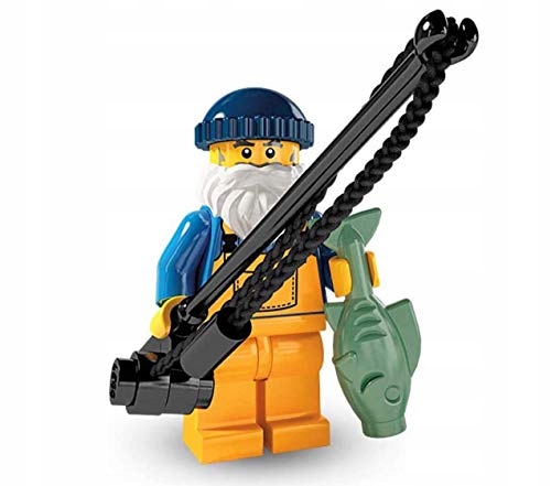 Lego 8803 -1 MINIFIGURKA seria 3 - FISHERMAN Rybak - 12668904606 ...