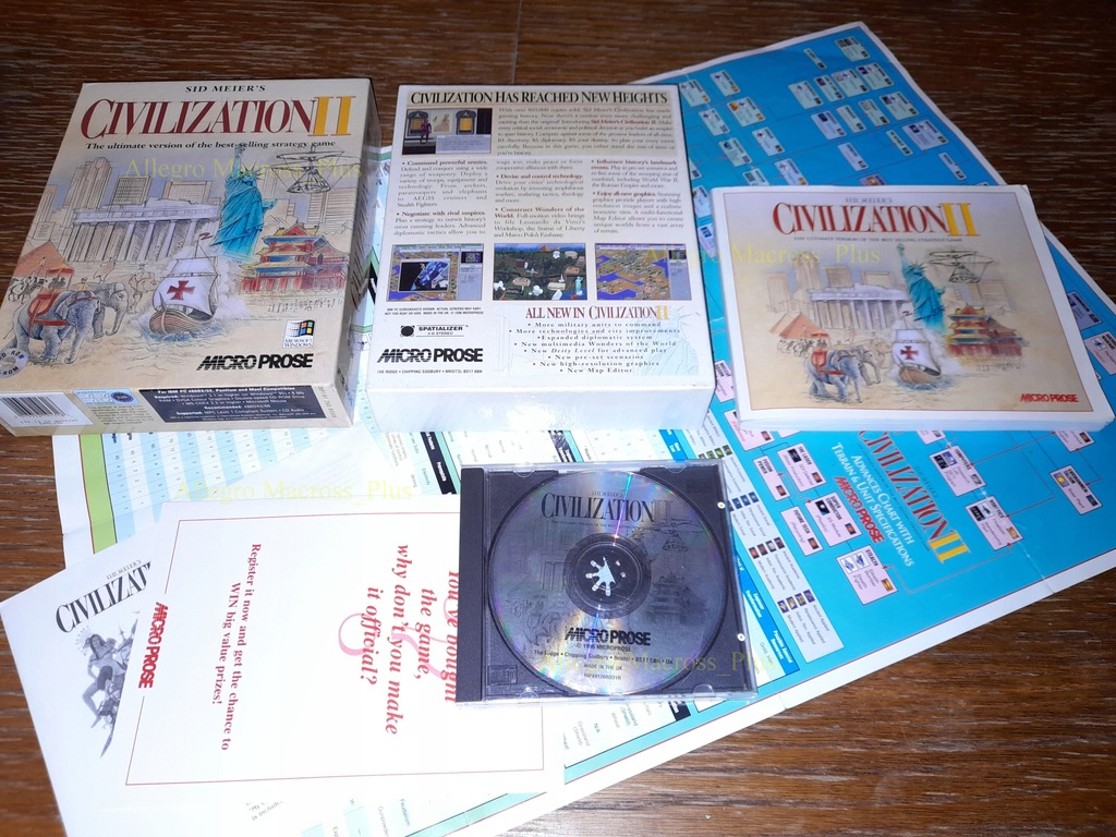 Civilization II 2 BIG BOX PC CD 3xANG Sid Meier's - 11797723598 ...