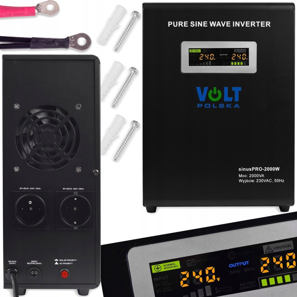 AWARYJNE ZASILANIE INWERTER CO UPS 2000W 24V SINUS - 12296567925 ... AWARYJNE ZASILANIE INWERTER CO UPS 2000W 24V SINUS - 12296567925 ...
