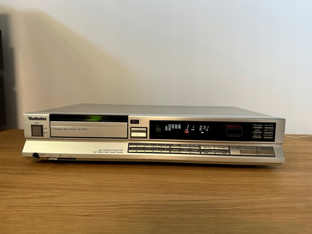 TECHNICS SL-P500 ODTWARZACZ CD KOMPAKT TOPOWY + PILOT LASER JAK NOWY ...