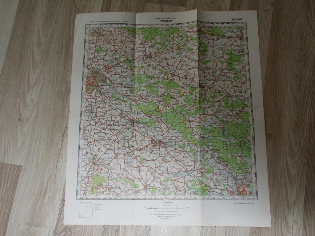 Wrocław wojskowa mapa topograficzna - 7879148751 - oficjalne archiwum ...