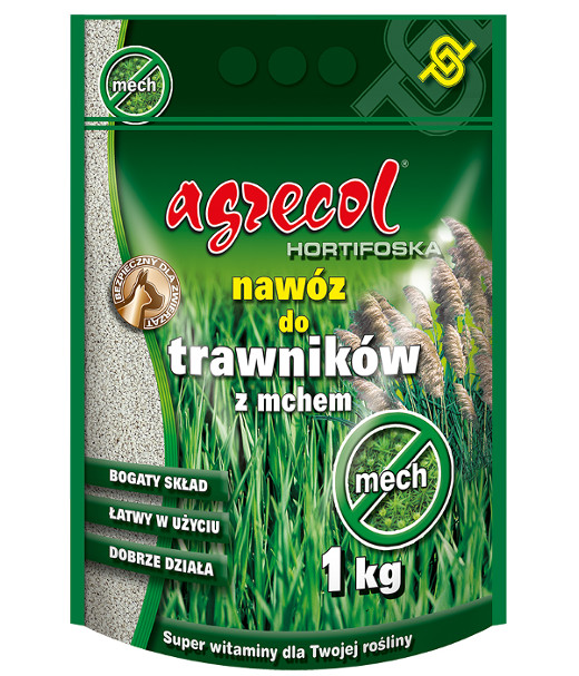 NAWÓZ DO TRAWNIKÓW Z MECHEM HORTIFOSKA AGRECOL 1KG - 6808678133 - oficjalne archiwum Allegro
