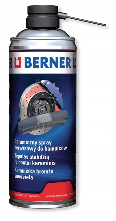BERNER SMAR CERAMICZNY DO HAMULCÓW SPRAY 400ML - 12977503757 ...